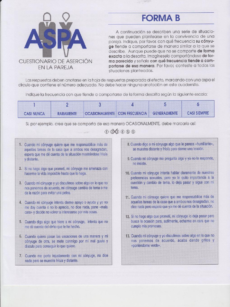 Aspa Forma B | PDF