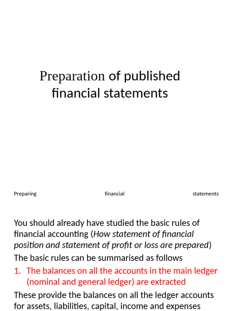 Ifrs 18 Presentation and Disclosure of Financial Statement | PDF ...