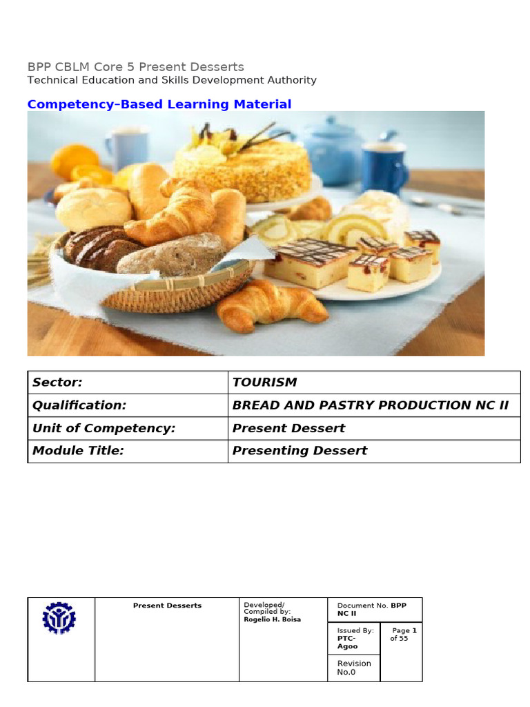bpp-cblm-core | PDF | Custard | Caramel