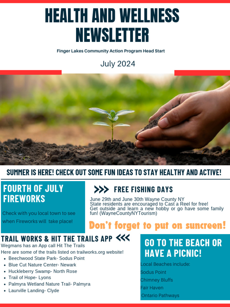 Health and Wellness Newsletter July 2024 | PDF | Allergy | Foods