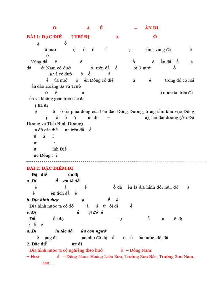 ĐỀ CƯƠNG ÔN TẬP KIỂM TRA GHKI | PDF