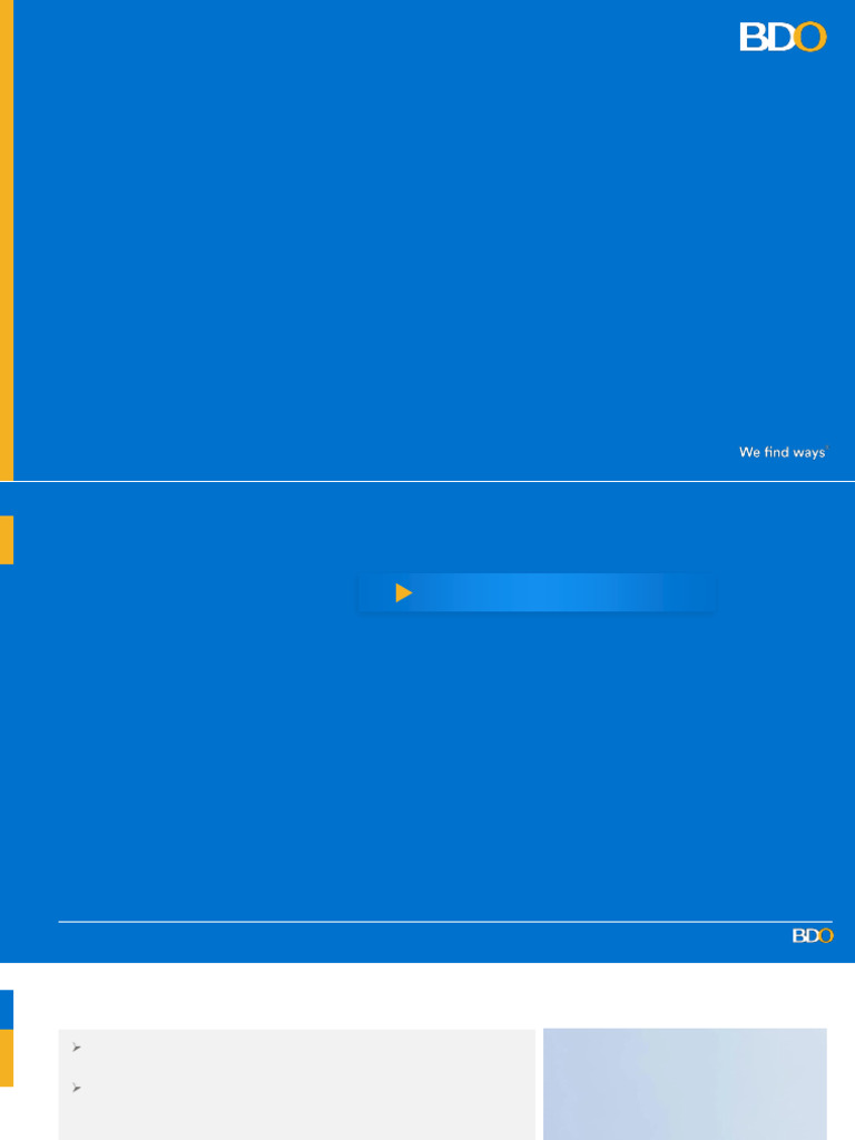BDO Investor Presentation Website FY23 March2024 D | PDF | American Depositary Receipt | Banks
