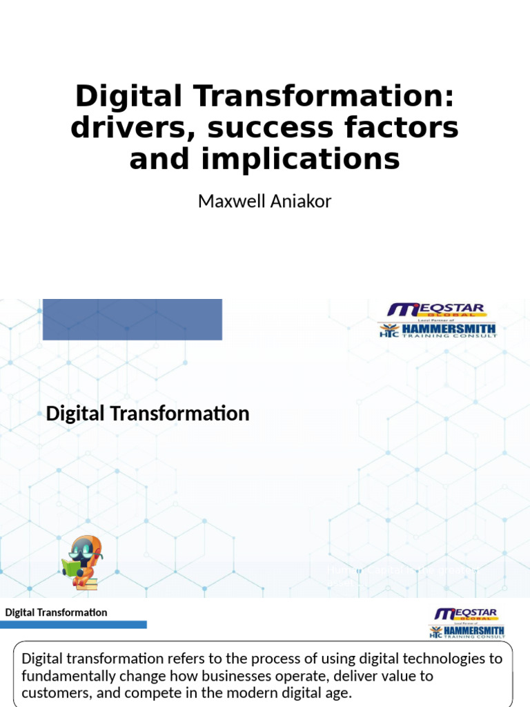 Digital Transformation: Key Drivers & Success Factors | PDF | Lego ...