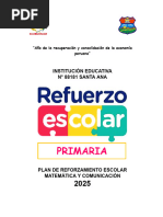 Informe de Refuerzo Escolar 2024 | PDF | Aprendizaje | Evaluación