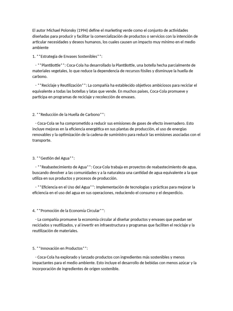 El Autor Michael Polonsky | PDF | Reciclaje | Uso eficiente de energía
