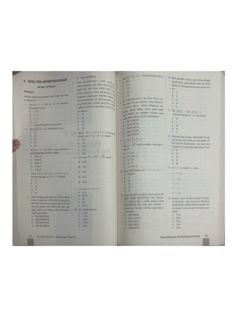 Tes Numerical (Latsol) | PDF