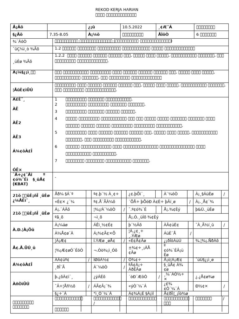 RPH M 7 செவ்வாய் | PDF