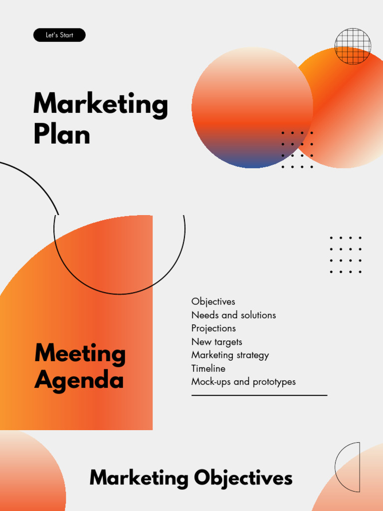 Minimalist Professional Corporate Marketing Plan Charts and Graphs Presentation | PDF ...