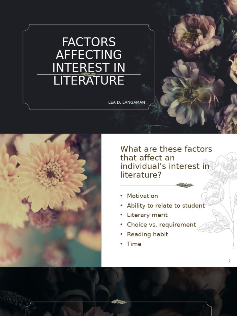 FACTORS-AFFECTING-INTEREST-IN-LITERATURE | PDF