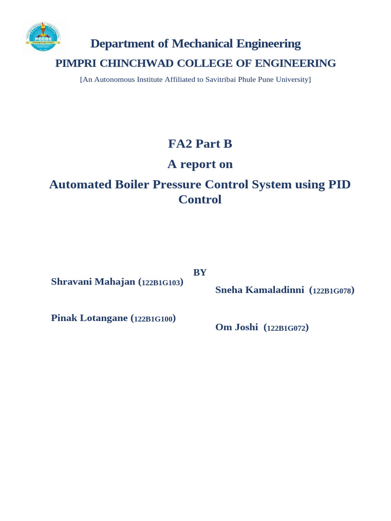 Automated Boiler Pressure Control System Using PID - 250416 - 144330 ...