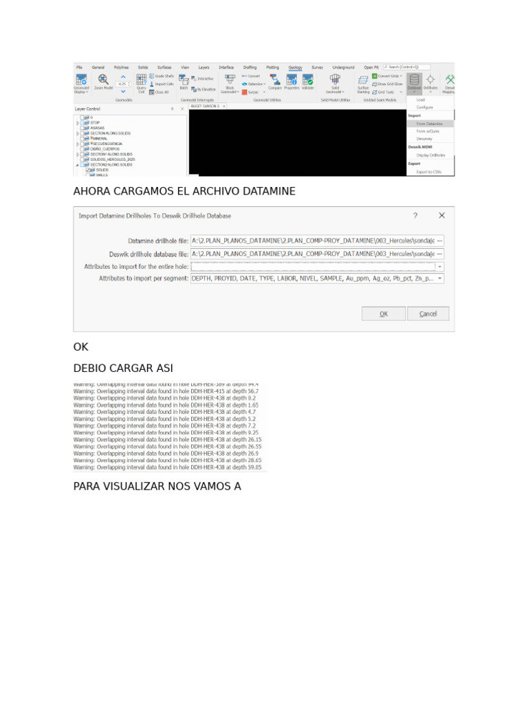 Manual Deswik DDH | PDF