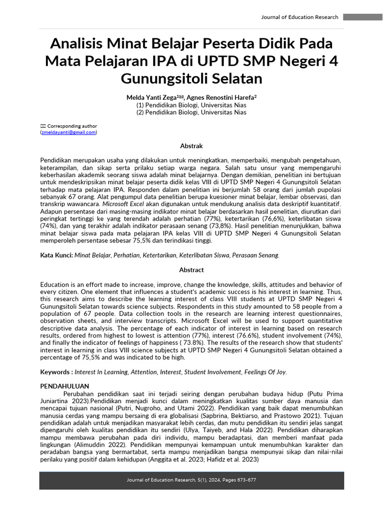 76 +198 +Analisis+Minat+Belajar+Peserta+673-677 | PDF