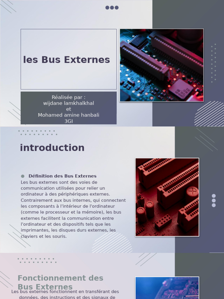 Bus Externes | PDF | USB | Disque dur