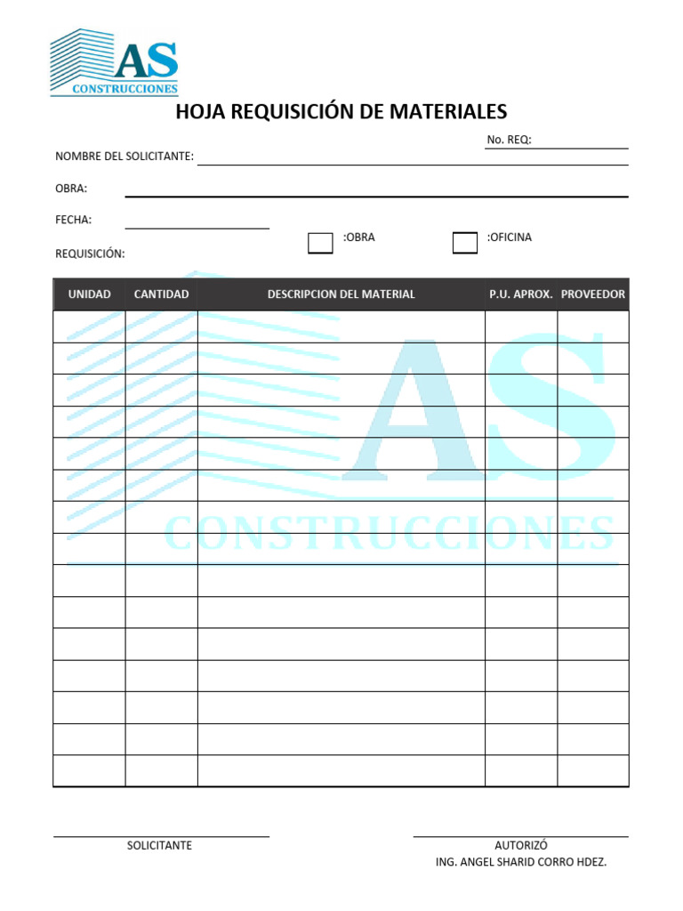 Requisiciones Asc | PDF