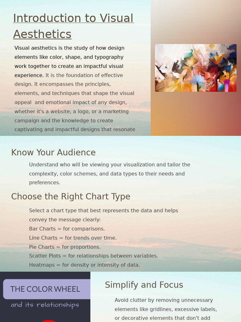 Developing The Visual Aesthetics | PDF | Cognitive Science