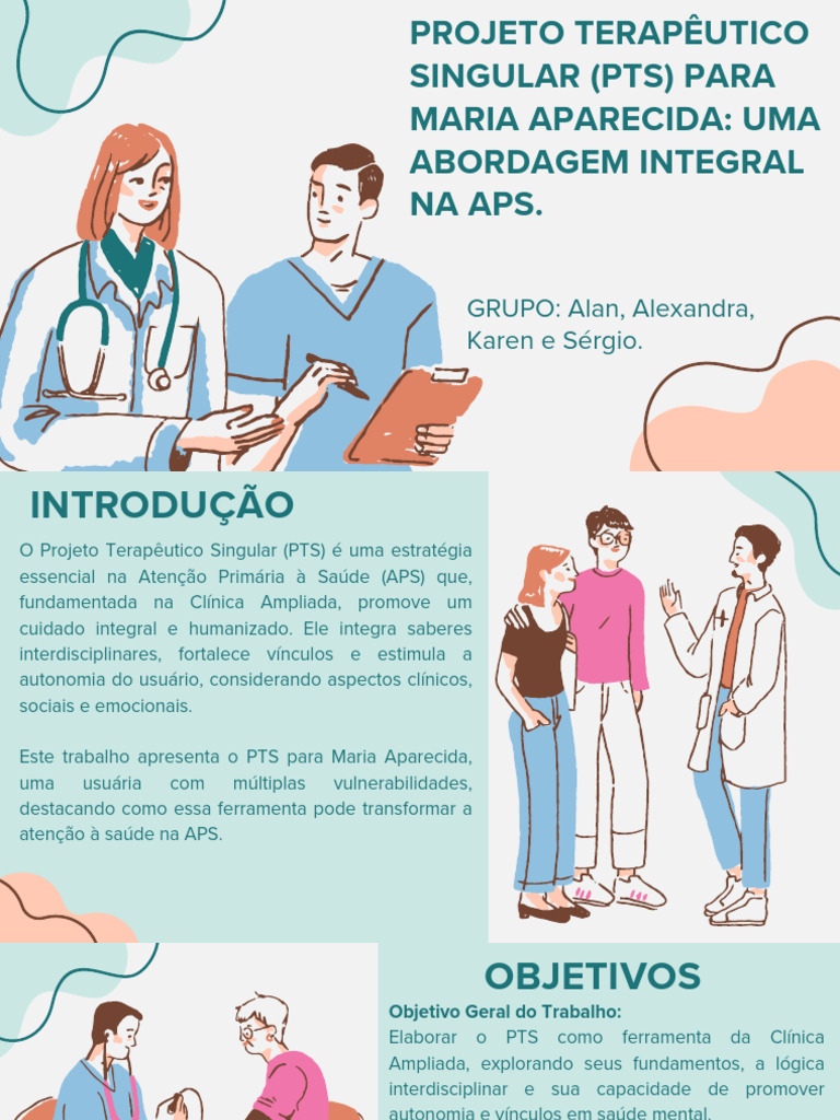 Projeto Terapêutico Singular (PTS) para Maria Aparecida Uma Abordagem Integral Na APS. | PDF ...