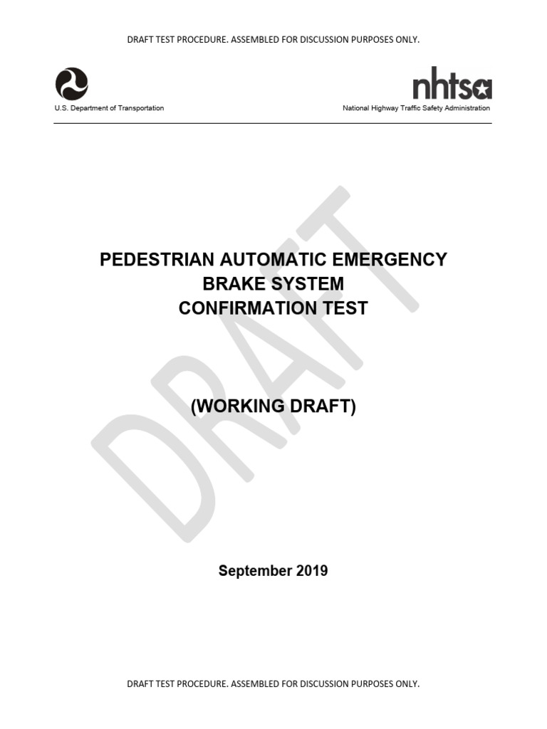 NHTSA 2019 0102 0005 - Attachment - 1 | PDF | Road | Wound
