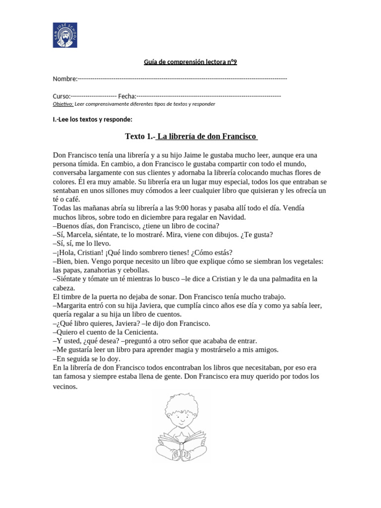 Guía-De-Comprensión-Lectora-N Varios Textos | PDF | León