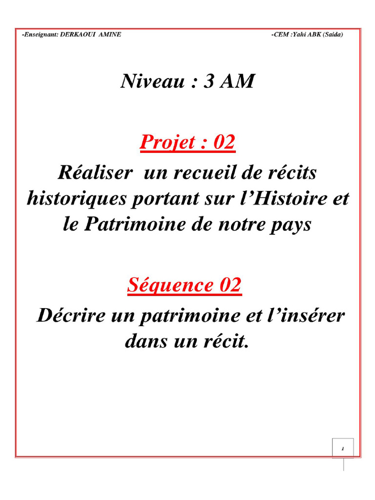 Fiches 3AM-P2S2 | PDF