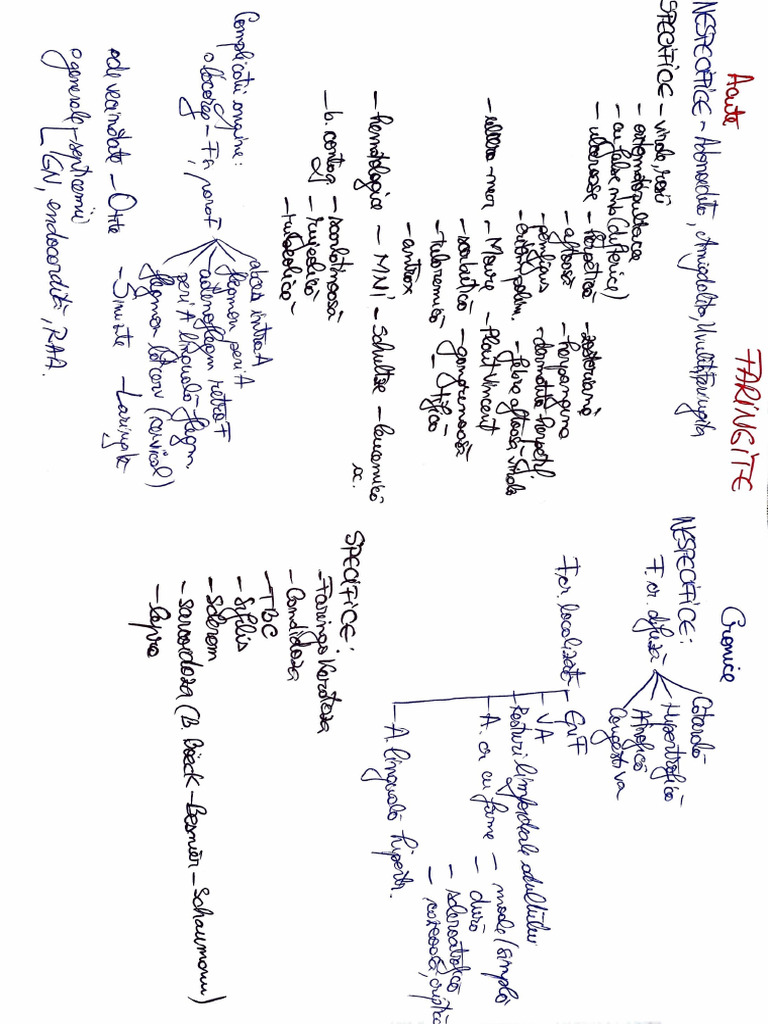 Clasificare Inflamatii | PDF