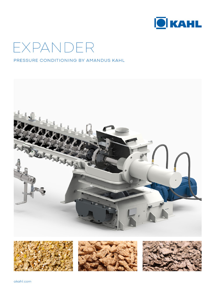 Kahl Expander Technology Overview | PDF | Steam | Vegetable Oil