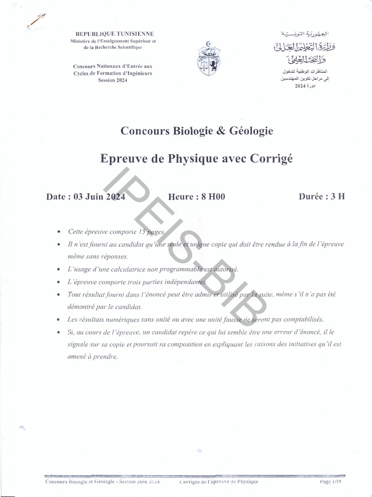 2024 BG Physique | PDF