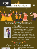 Different Ballroom Dance Positions | PDF