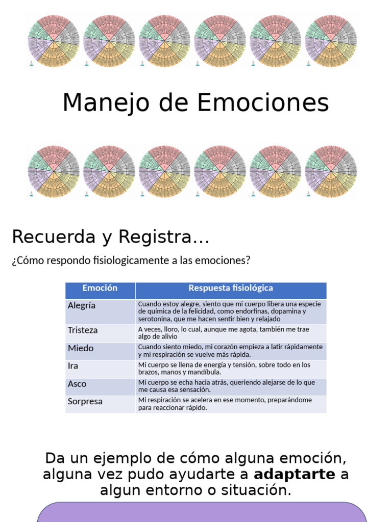 19 Emociones-ACTIVIDAD | PDF | Las emociones | Temor