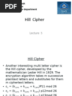 Report On Hill 1 Cipher | PDF | Matrix (Mathematics) | Linear Algebra