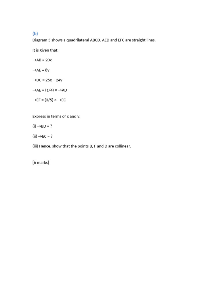 Quadrilateral ABCD Geometry Problem | PDF