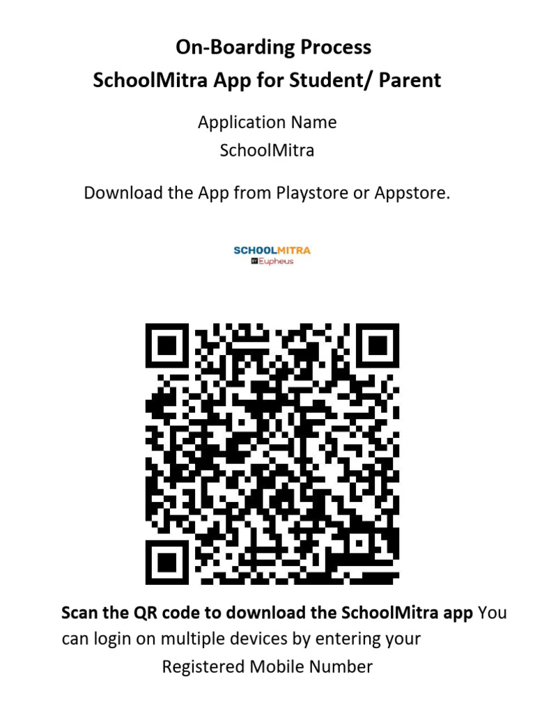 Onboading Process For New Students With QR Code | PDF