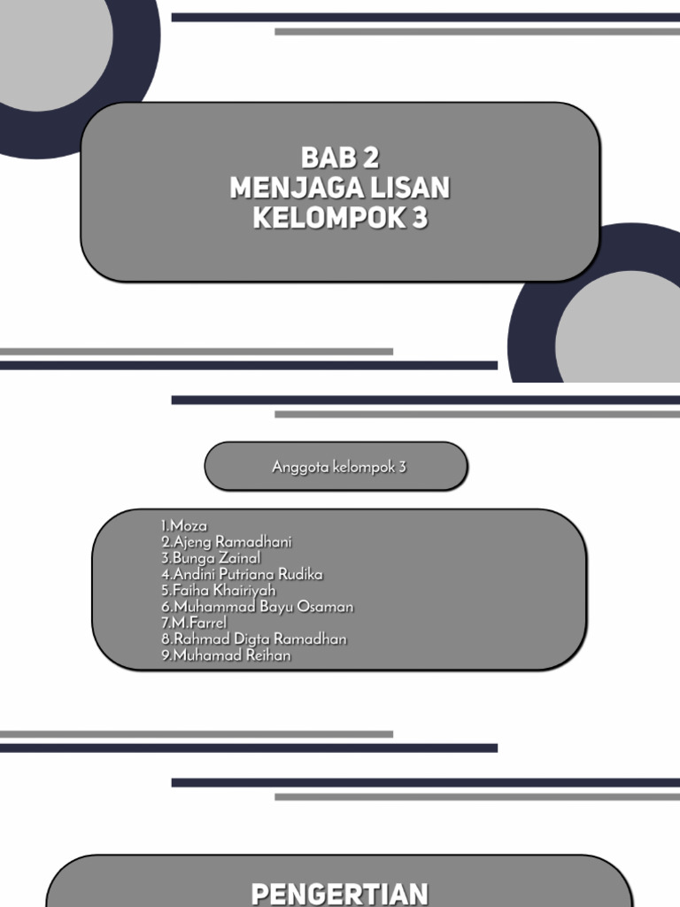Menjaga Lisan Kelompok 3 | PDF