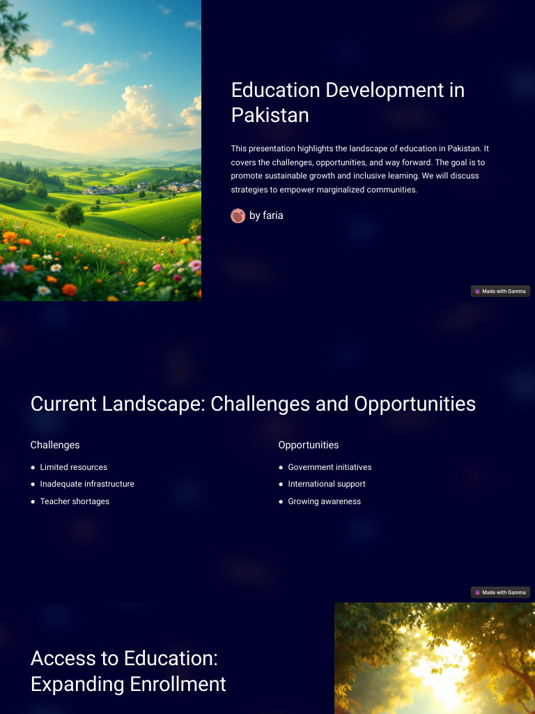 Education Development in Pakistan | PDF | Educational Technology | Learning