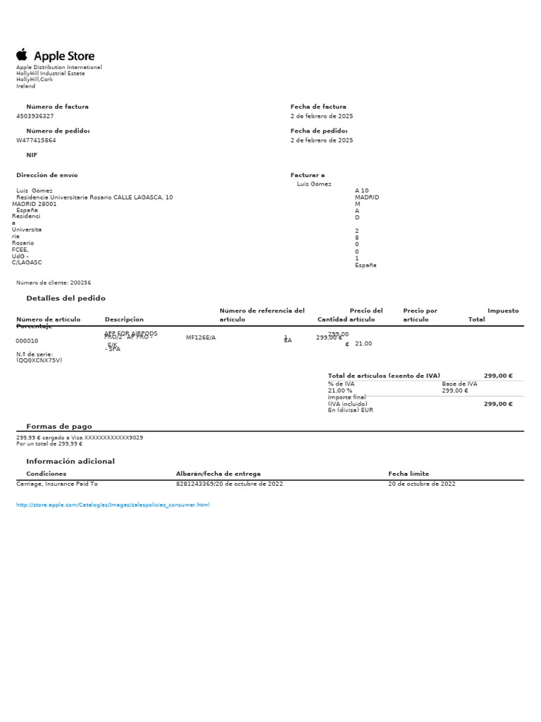 pdfcoffee.com-factura-apple-ap-pro (1) | PDF