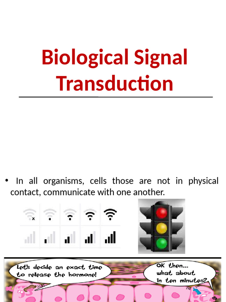 Cell Signaling and Signal Transduction | PDF | Cell Signaling | Hormone