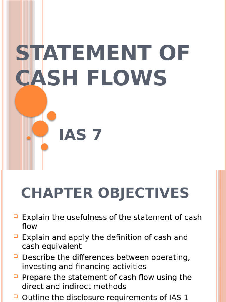 Unit 4 - STATEMENT OF CASH FLOWS | PDF | Cash Flow Statement | Cash And ...