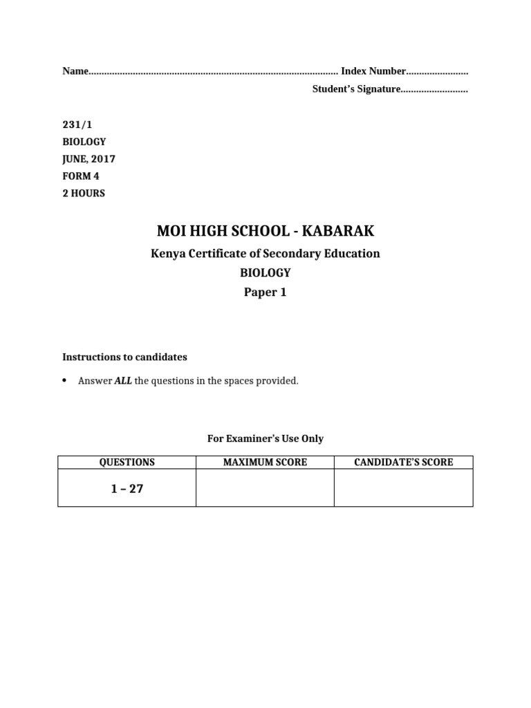 Biology P1 | PDF | Tissue (Biology) | Plants