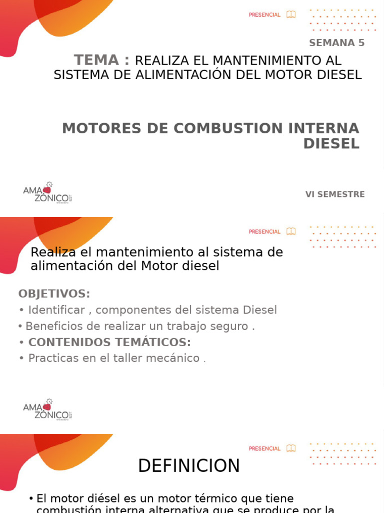 05 Mant. Al Sist. de Aliment. | PDF | Motor diesel | Inyección de combustible