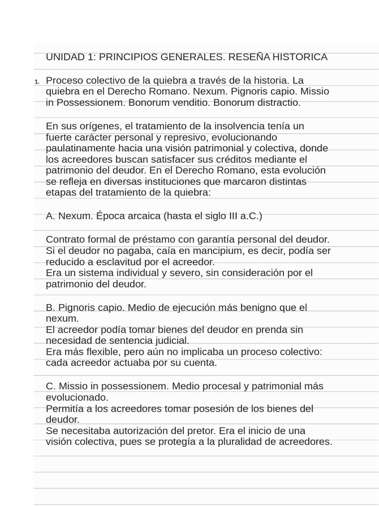 CYQ Hasta Parte de U3 | PDF | Bancarrota | Insolvencia