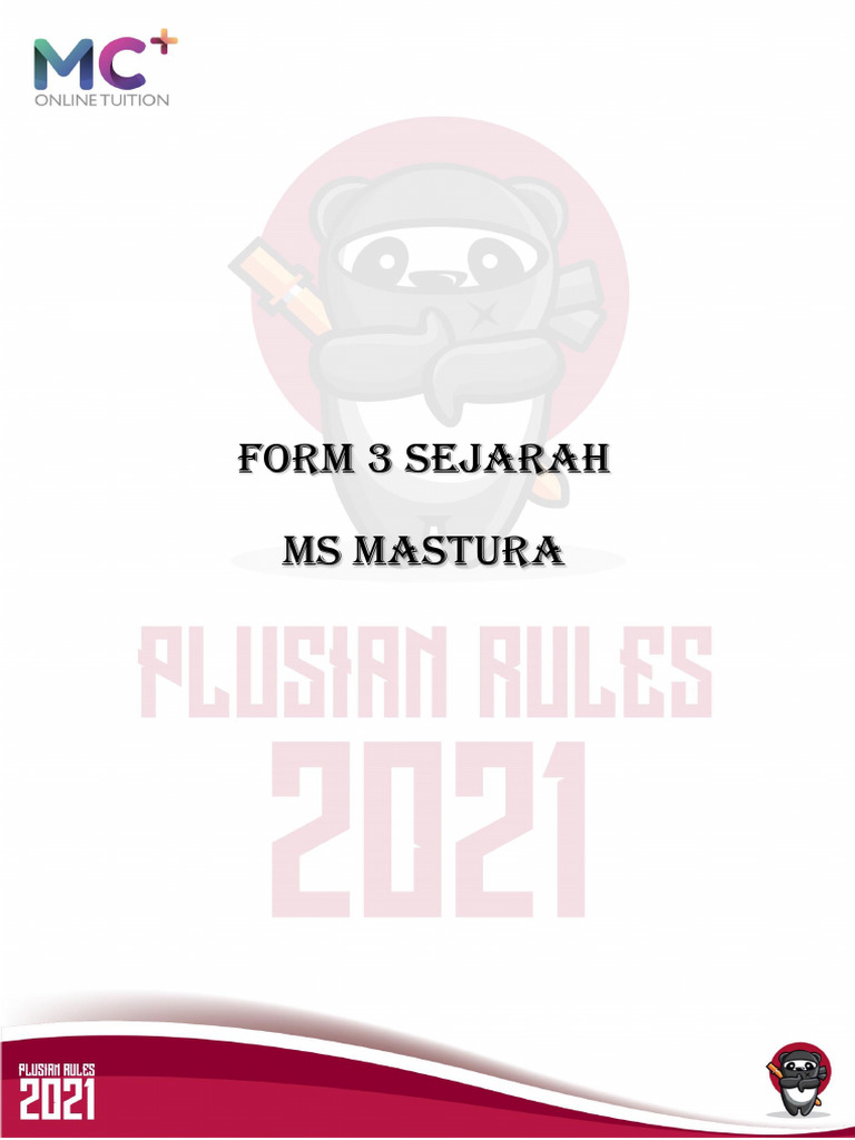 Form 3 Sej MS Mastura 29.04.2021 | PDF