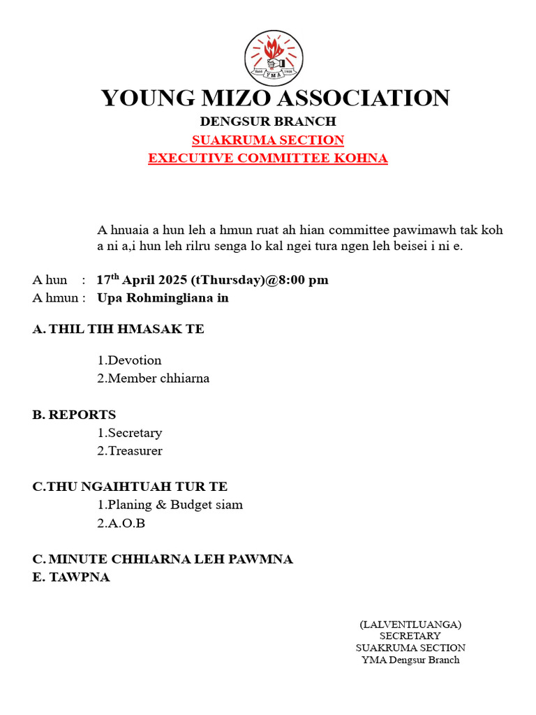 Committee Kohna | PDF