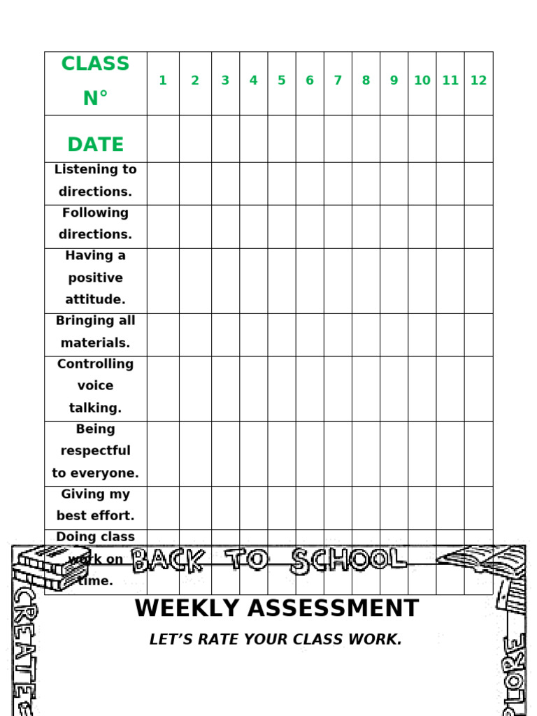 Weekly Assessment | PDF