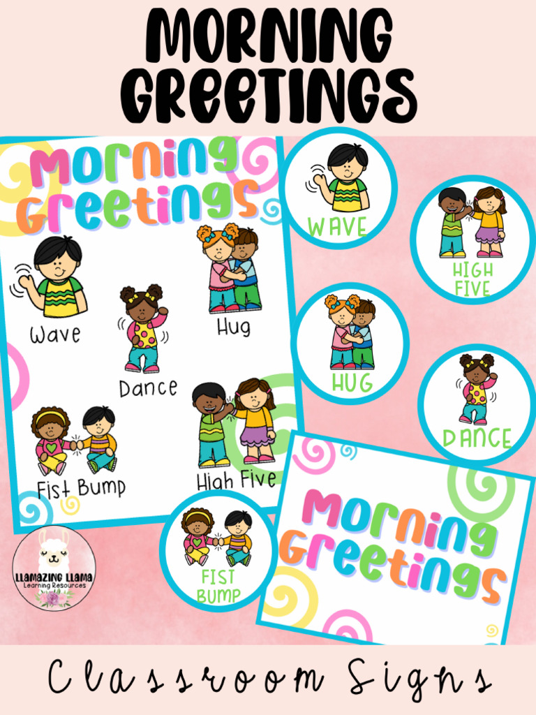 Classroom Greetings Poster | PDF