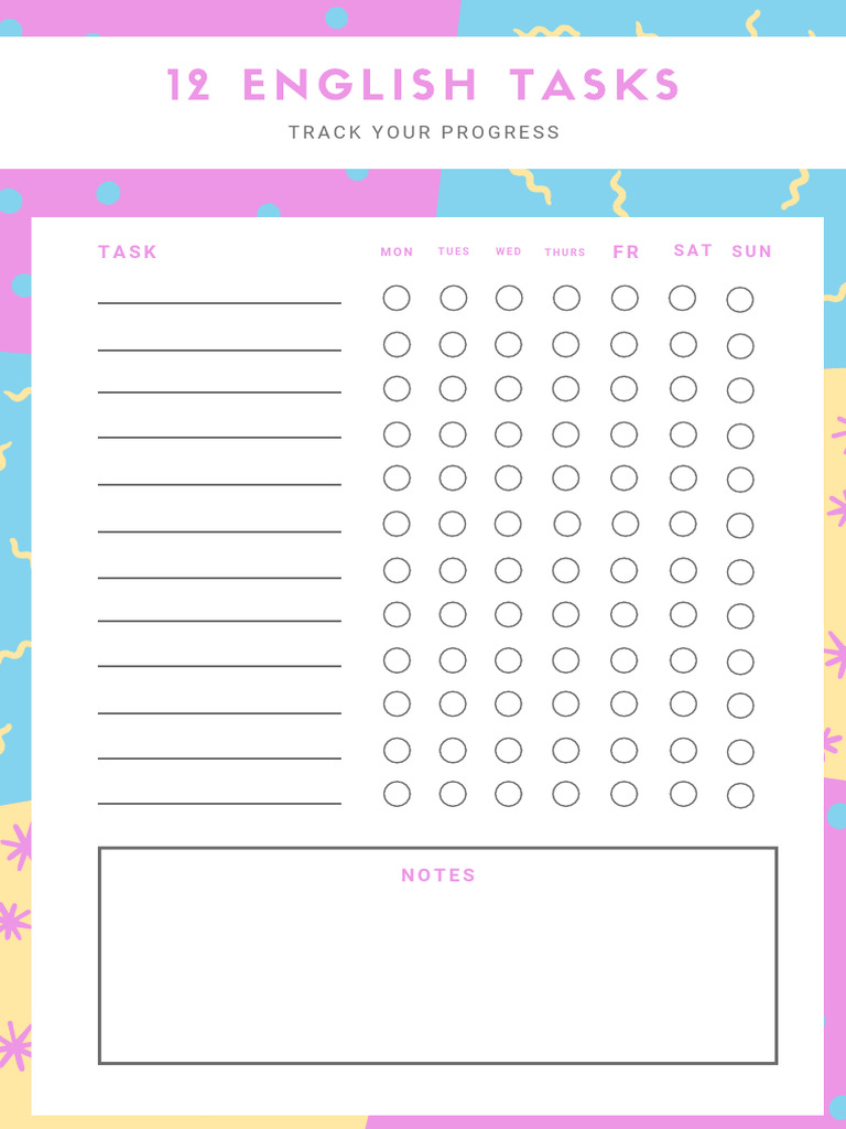 12 English Tasks | PDF