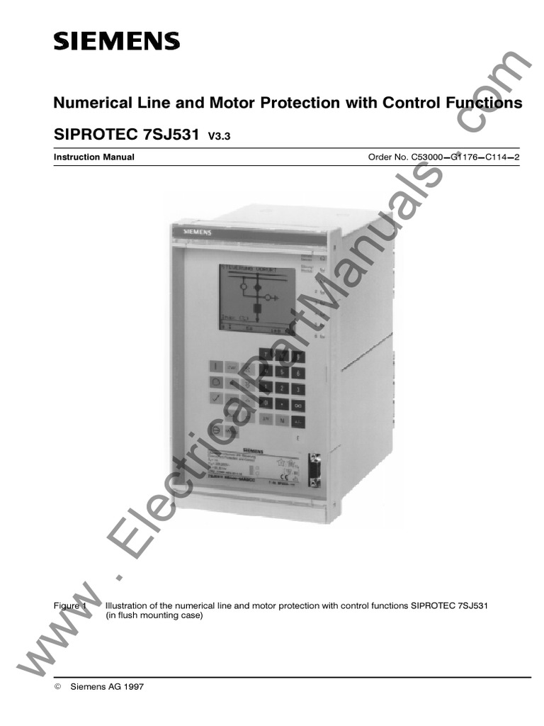 siprotec_7sj531 | PDF | Relay | Electrical Engineering