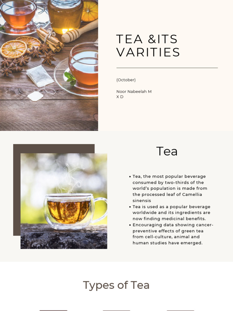 Benefits of Various Teas | PDF | Common Cold | Nausea