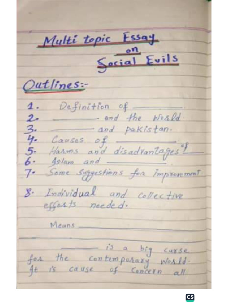 multiple essay | PDF