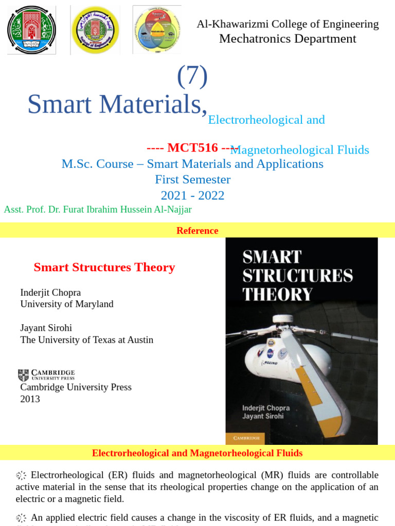 Electrorheological and Magnetorheological | PDF | Viscosity ...