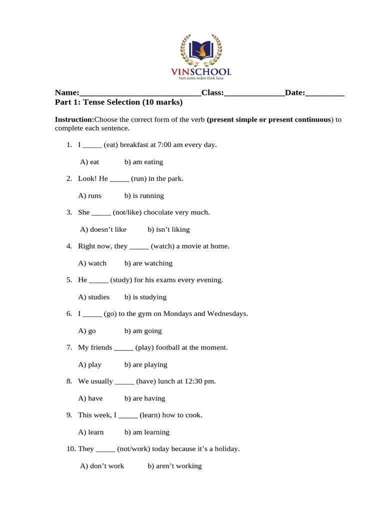 Esl s6 w14 Worksheets p68!72!4 | PDF | English Language | Cognition