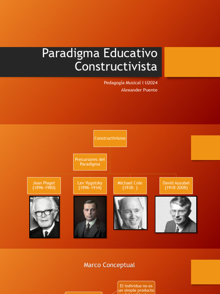 Paradigma Educativo Constructivista en Música | PDF | Constructivismo ...